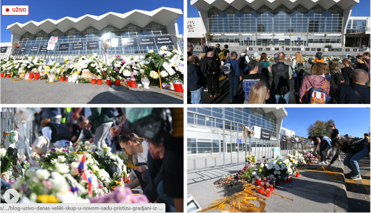 Голем собир во Нови Сад, пристигнуваат граѓани од цела Србија, собири во градови низ целиот свет ...